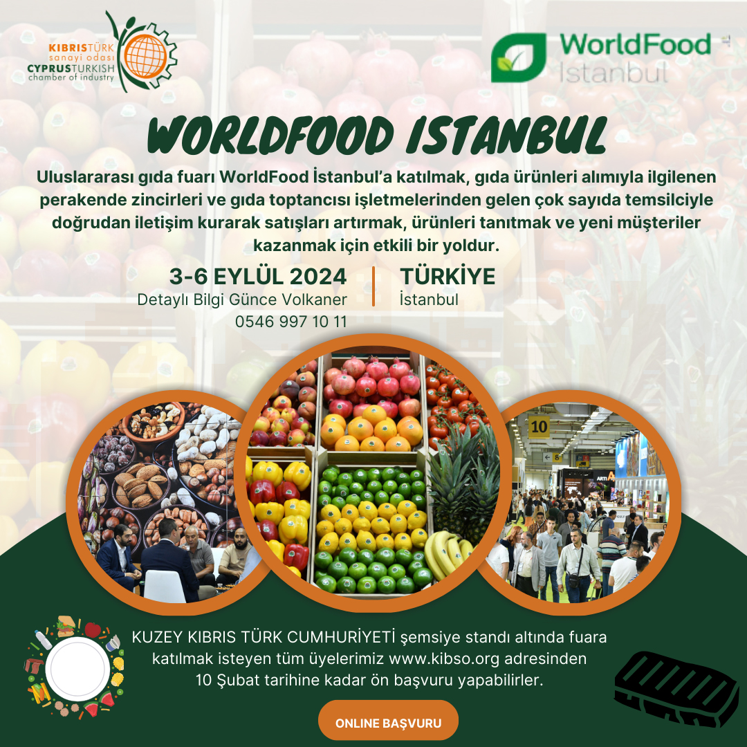32. WorldFood İstanbul: Uluslararası Gıda Ürünleri Teknolojileri Fuarı ...